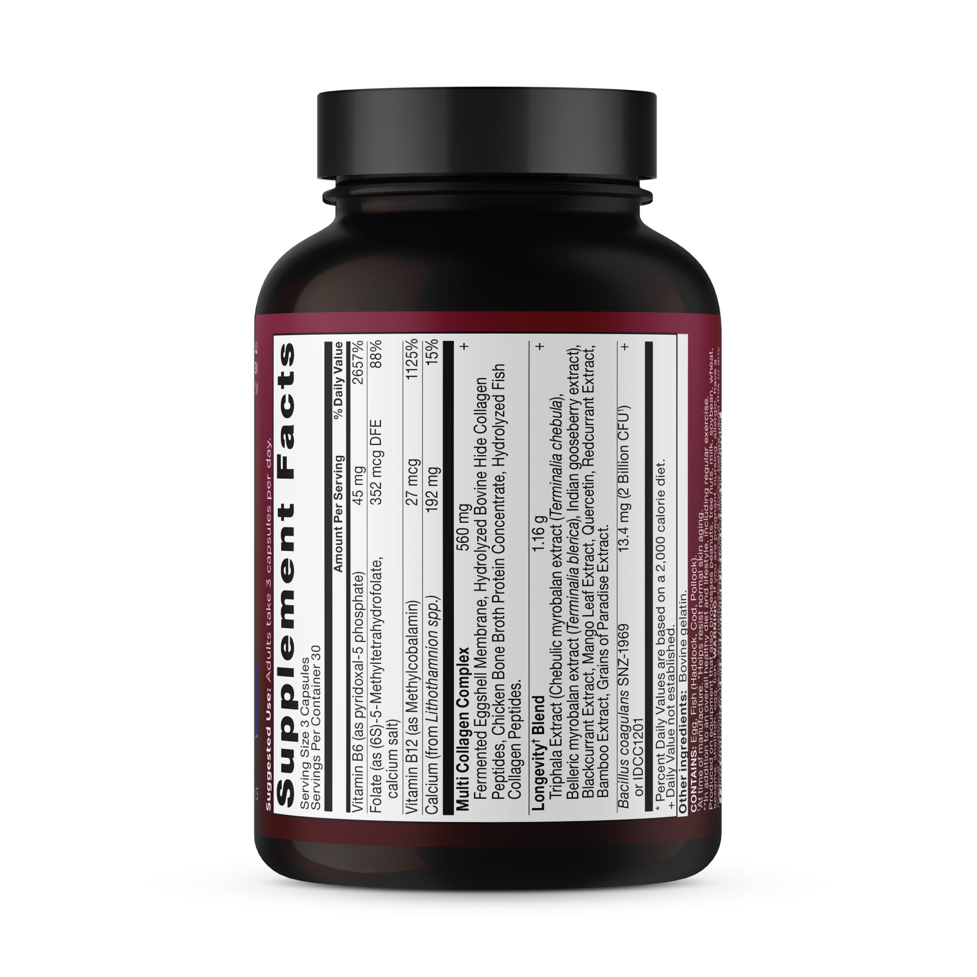 Multi Collagen Advanced Longevity† Capsules (30 Servings)