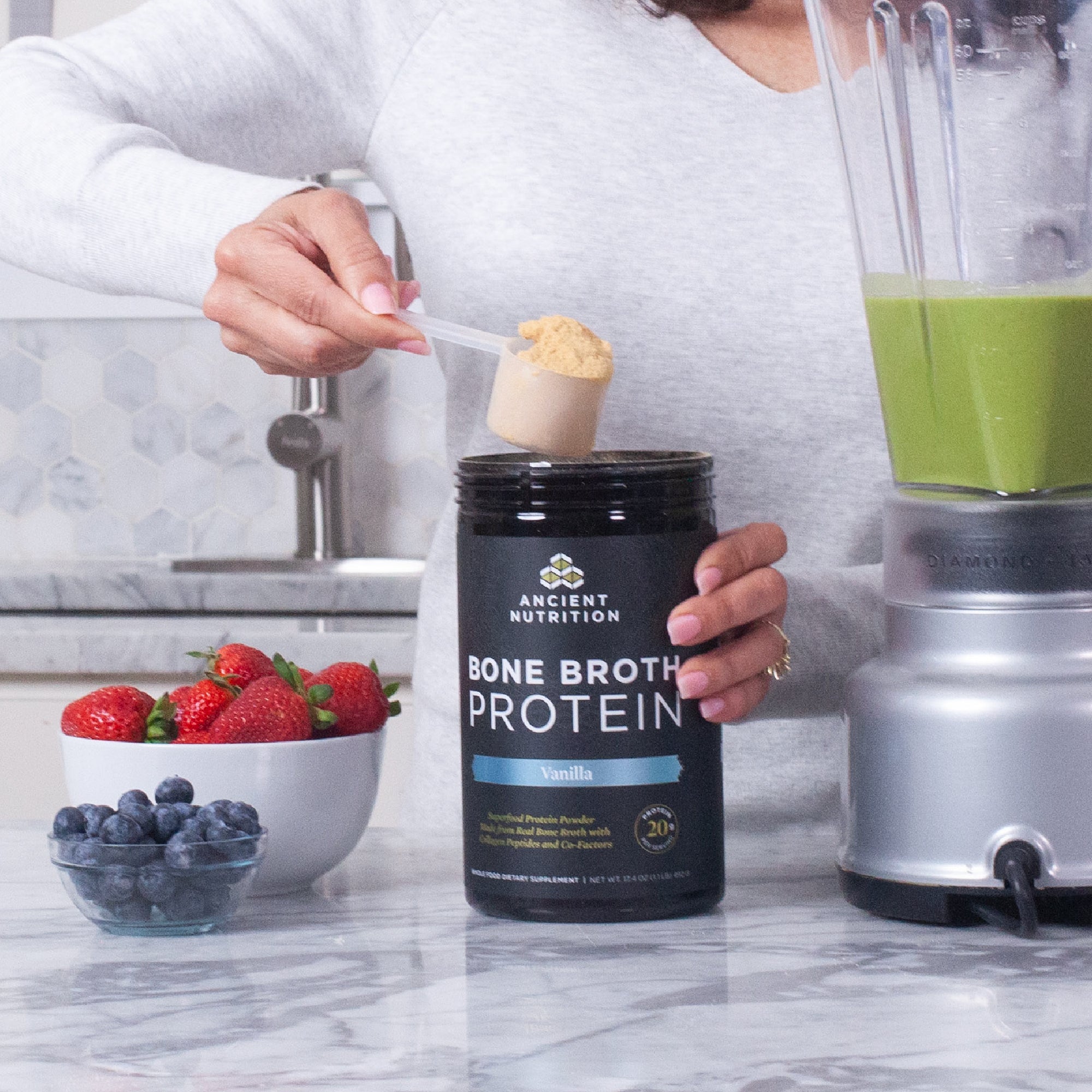 Bone Broth Protein Powder Vanilla | Ancient Nutrition